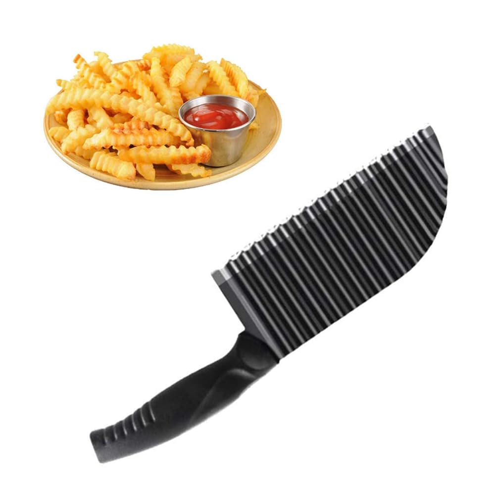 Stainless Steel Crinkle Cutter Wave Knife Potato Chips Wave Knife, 1Pc ...