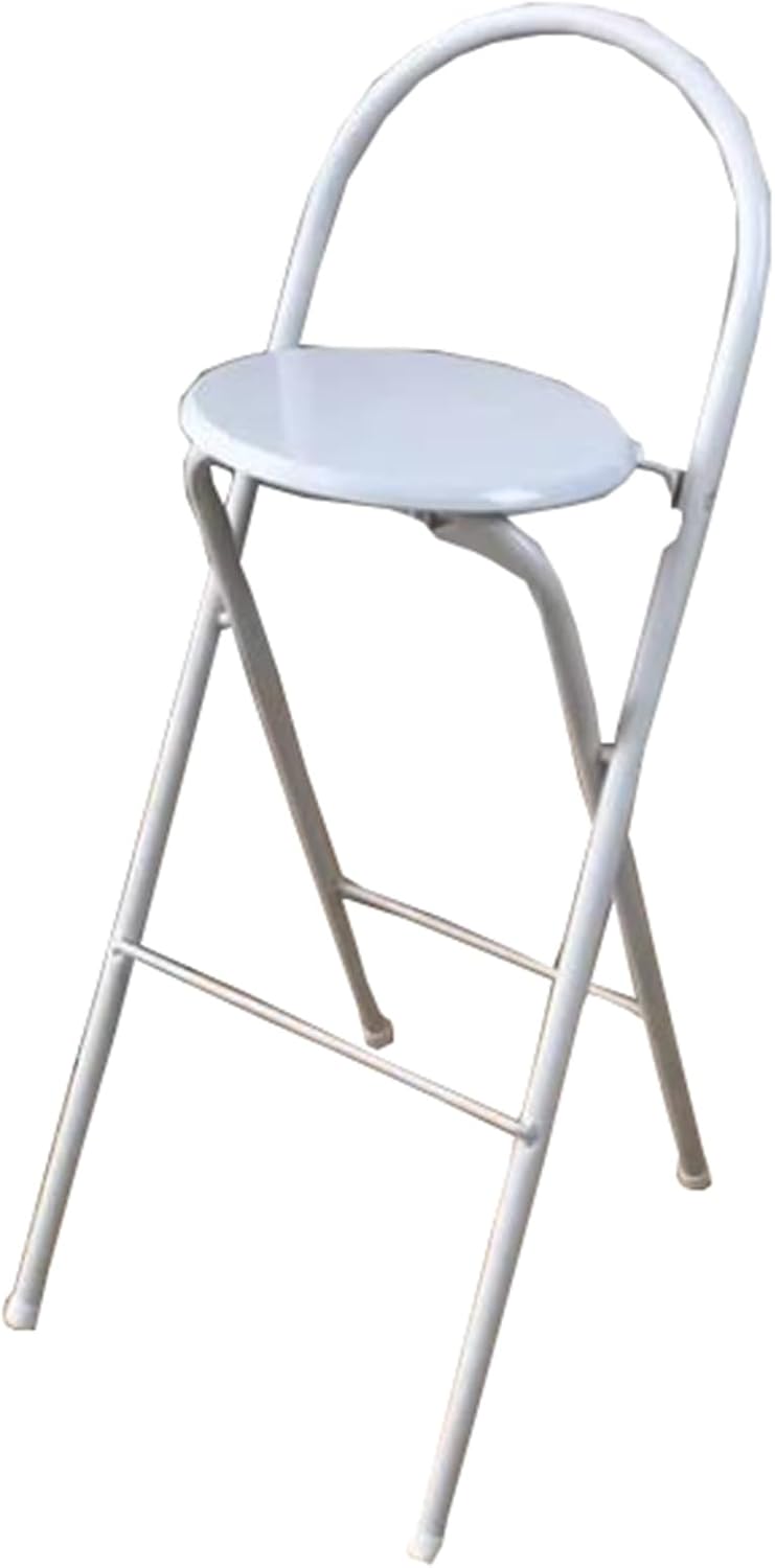 Amazon.com: 30in Folding Bar Stool, Kitchen Counter Stool with Backrest ...