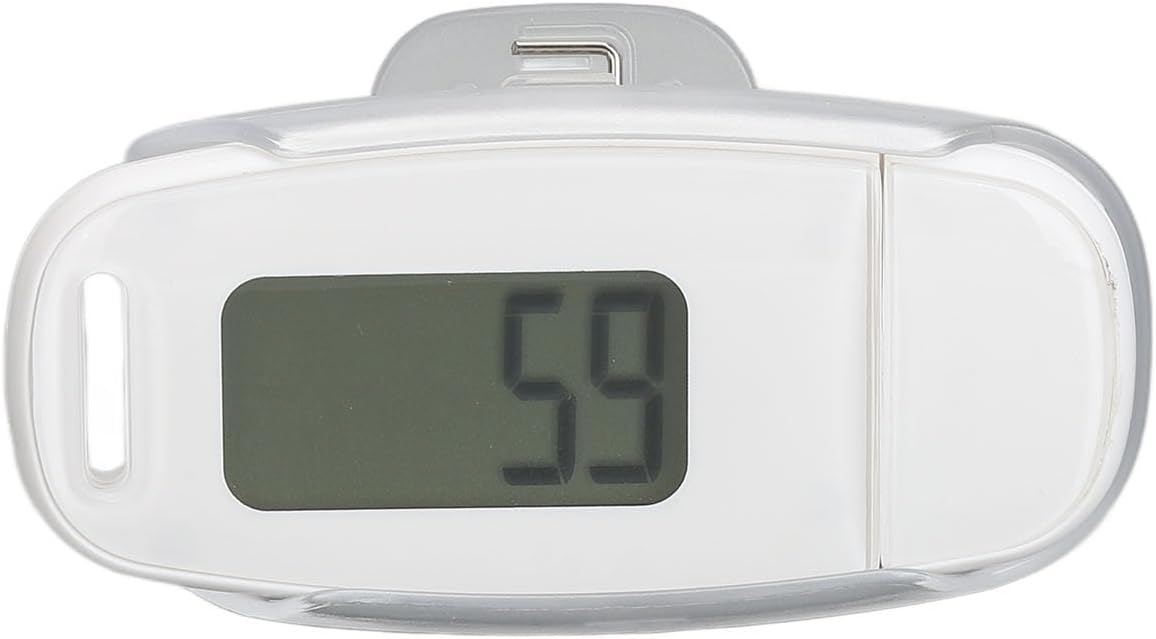 3D Pedometer, LCD Screen USB Rechargeable Backlit Display Simple Step ...