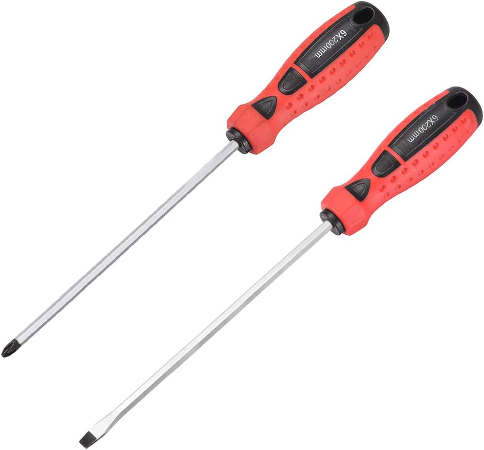 uxcell PH2 Phillips / 7mm Slotted Magnetic Screwdriver Set of 2 Pieces ...