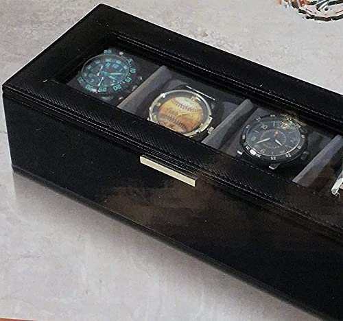 Amazon.com: Samsonico Gentlemen's Vintage Collection Glass-Top Watch ...