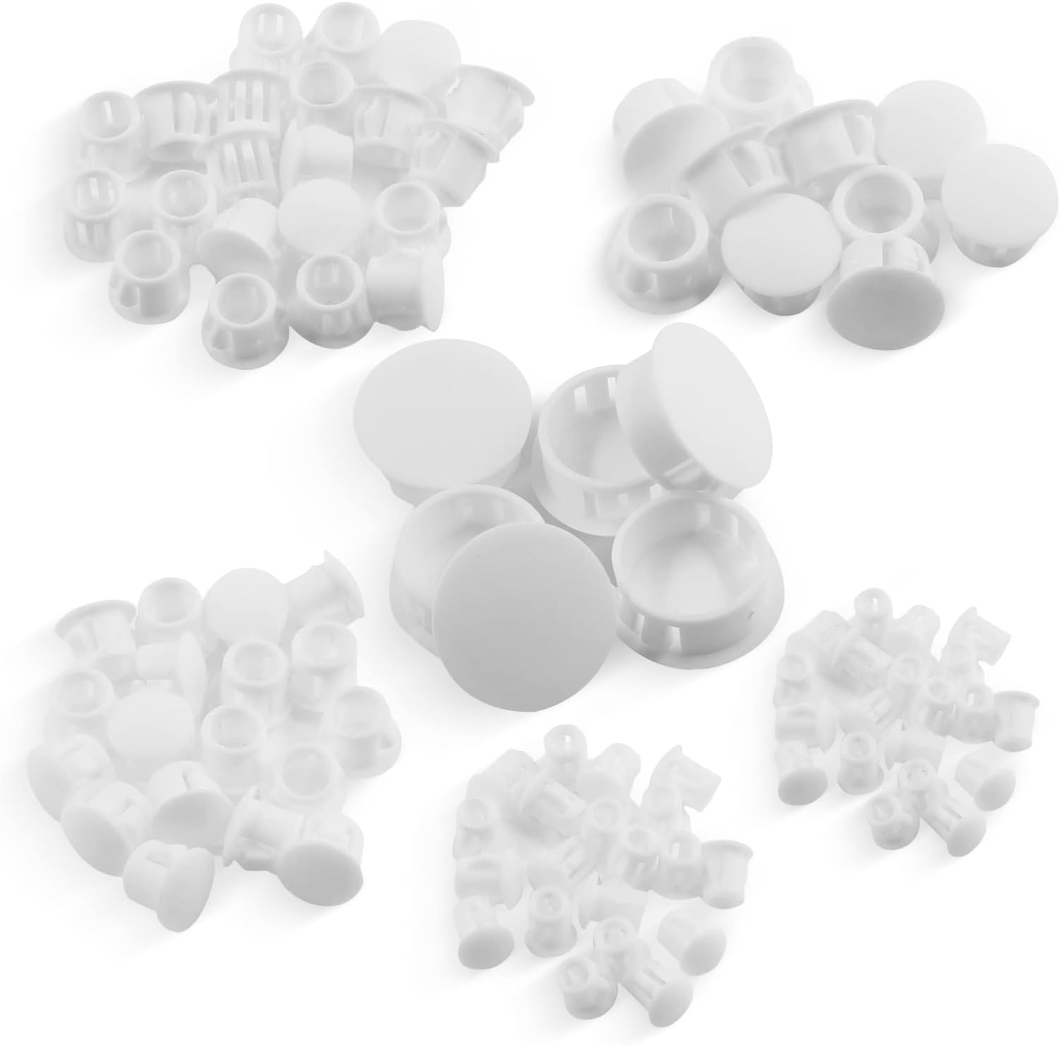 Amazon.com: Murtenze 30 Pcs 19mm (3/4") White Hole Plugs, Plastic Flush ...