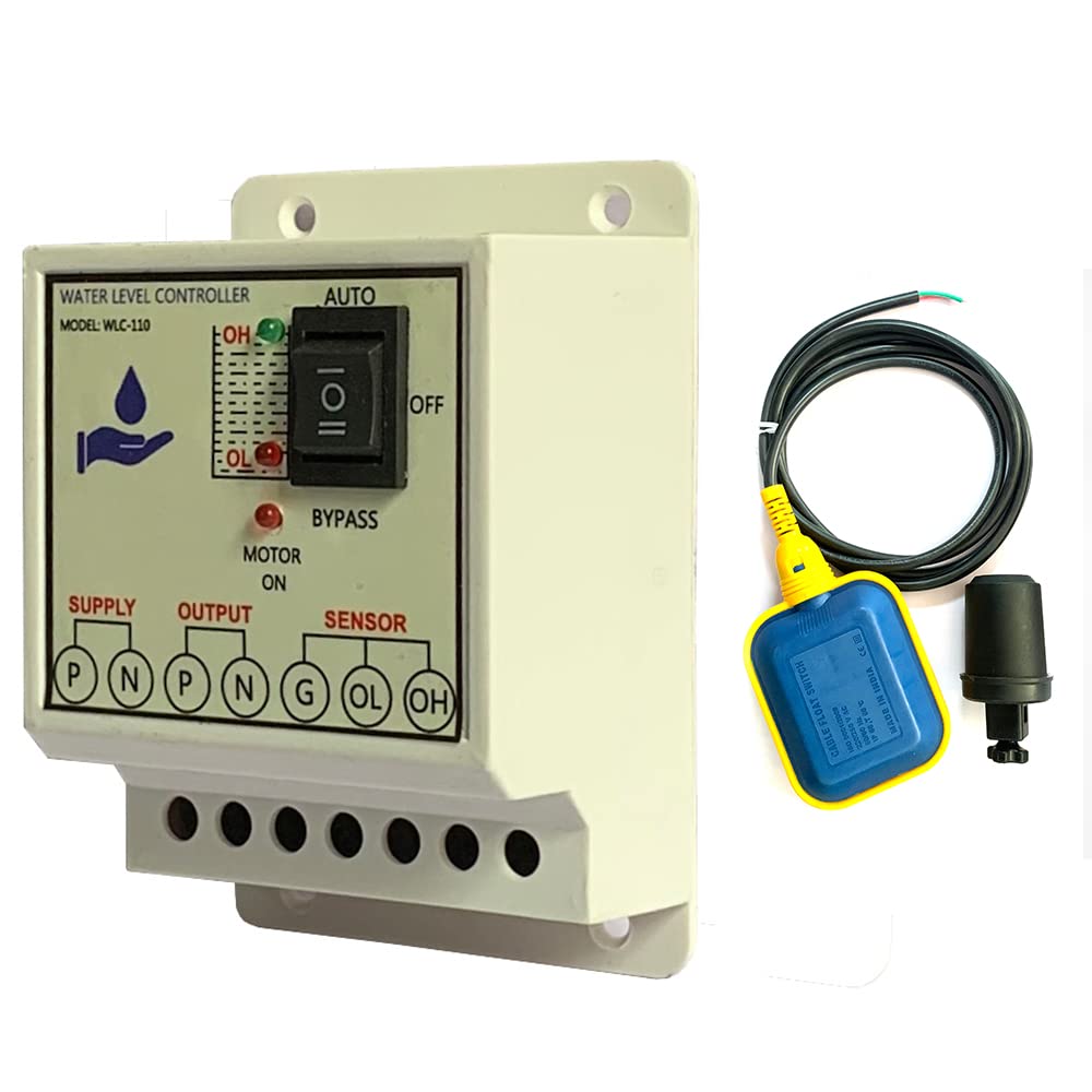 MICROTAIL Plastic Fully Automatic Water Level Controller with One Float ...