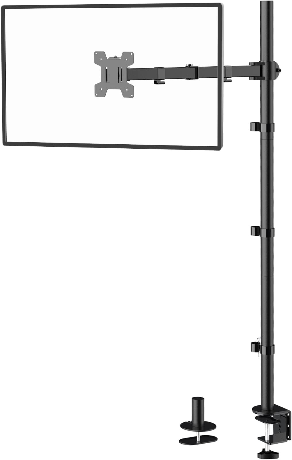 Amazon.com: VIVO Single Monitor Desk Mount, Extra Tall Fully Adjustable ...