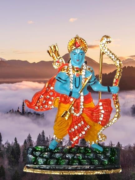 Buy KM PRODUCT Shri Ram Idol Lord Rama Statue Metal for Home Décor Car ...