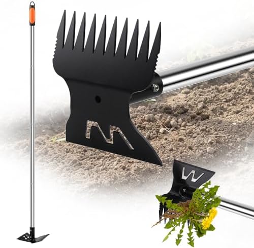 Amazon.com : Larger Weed Puller Tool with Long Handle, Heavy Duty 10 ...