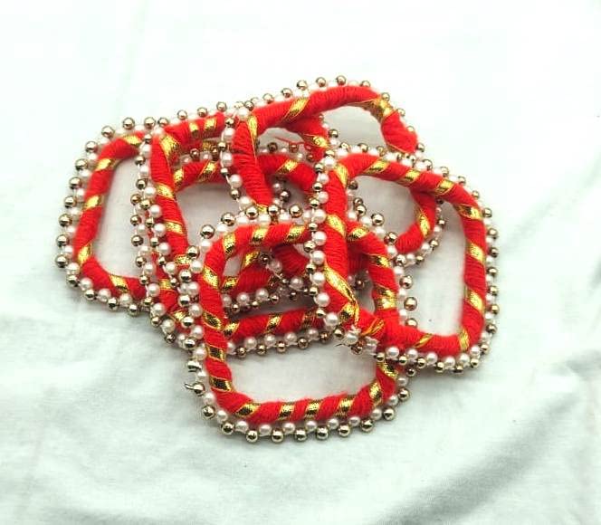 Handmade Rajasthani Royal Look Round Rings Crafting & Decorations | Set ...