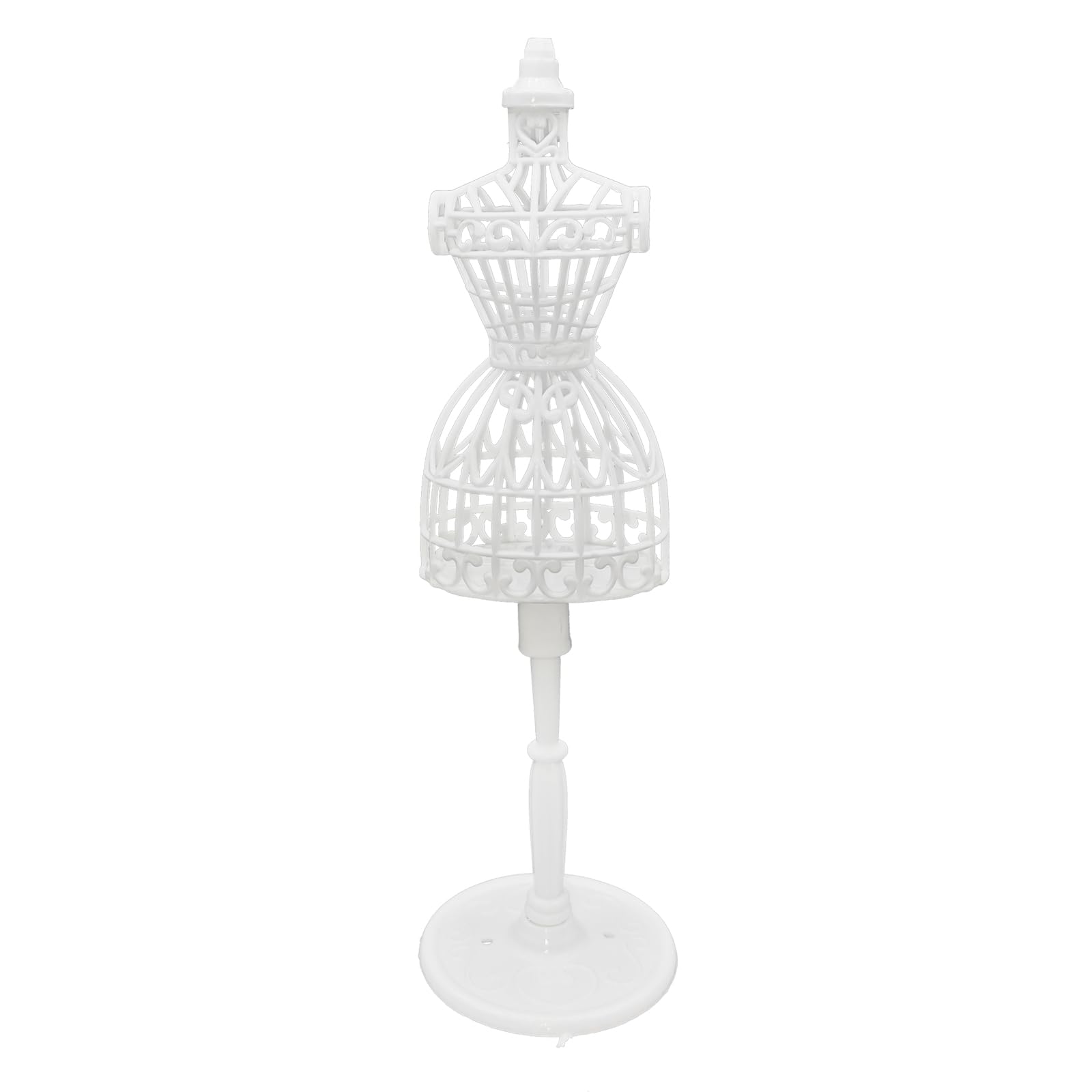 Amazon.com: 4 Sets of Mannequin Stands, 8.5 Inches White Plastic Hollow ...