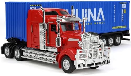 Amazon.com: SHINESIGNAL Container Semi Truck Toys, 1/50 for Kenworth ...