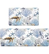 Amazon.com: ASPMIZ Farmhouse Kitchen Rugs Set 2 Piece PVC Kitchen Mat ...