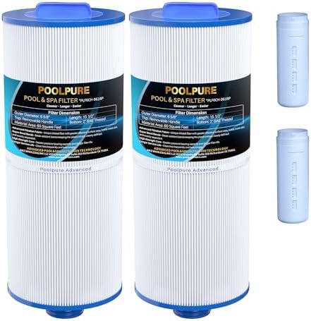 POOLPURE Removable Handle Spa Filter Replaces PJW60TL-OT-F2S, Jacuzzi ...