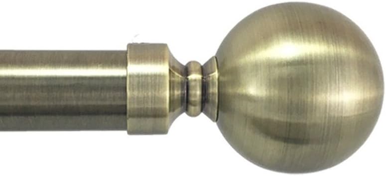 Your Home Online Set Of 2 End Finials For 28mm Curtain Pole Rod Antique ...