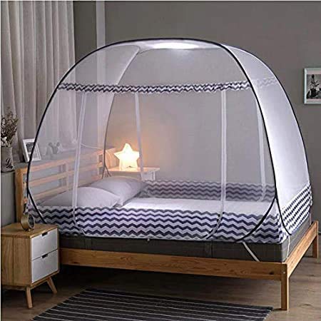 Magnova Store Polyester Foldable King Size Mosquito Net, Machhardani ...