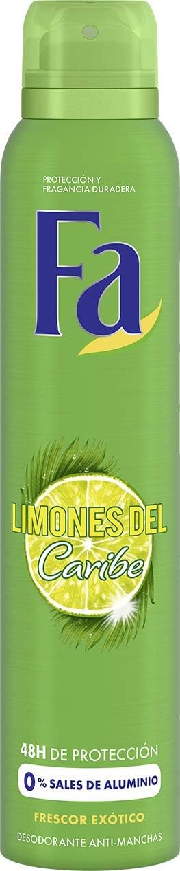 Fa Limones Del Caribe Déodorant 200 ml - Lot de 2 : Amazon.fr: Beauté ...