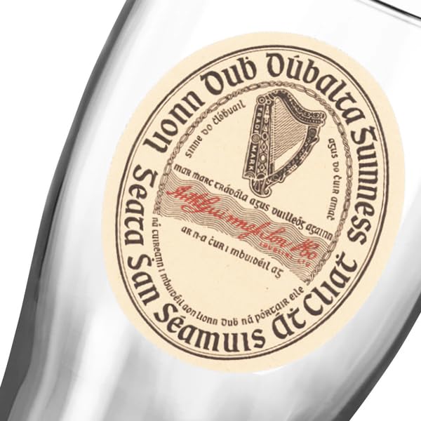 Snapklik.com : Vintage Label Pint Glass Gift Set 4 Pack Official ...
