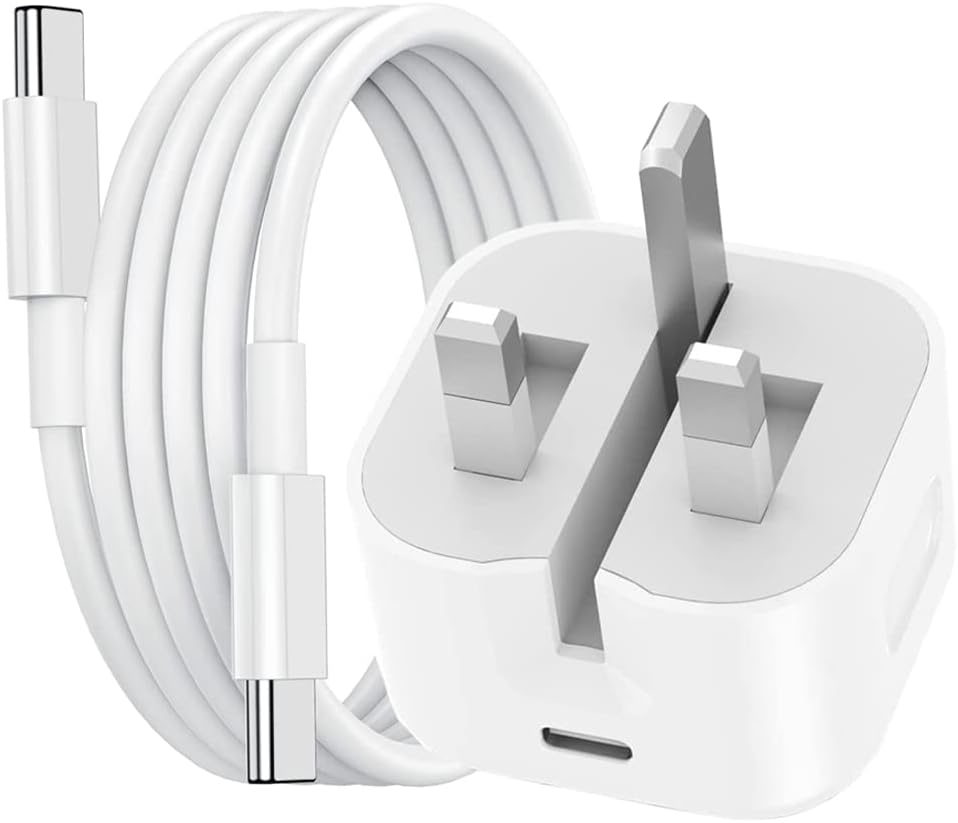 Rvntop iPad Pro Charger and Plug,20W USB C Fast Wall Charger 2M Type C ...