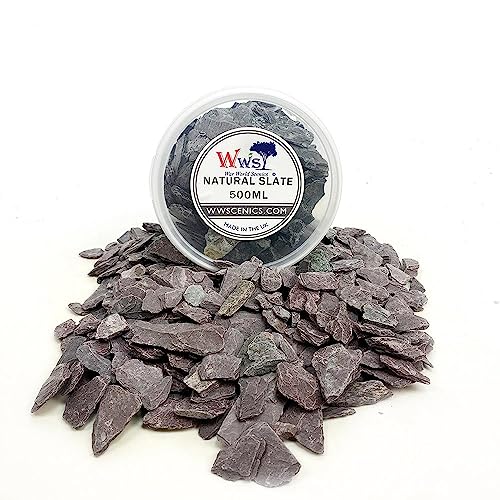 WWScenics Natural Slate Stone | 500ml Tub | Wargame Scenery & Basing ...