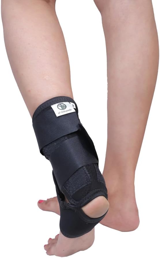 Buy AP ORTHOPAEDIC Ankle brace Neoprene with Metal Patti Support ...