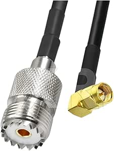 Amazon.co.jp: Xiaojiang Store Connector BNC Male SMA to PL259 UHF Connector Extension Cable ...