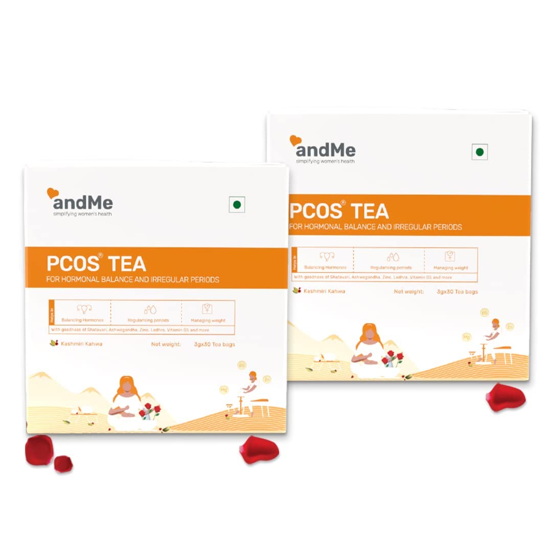 Buy andMe PCOS PCOD Tea for Hormonal Balance , Regular Periods with ...