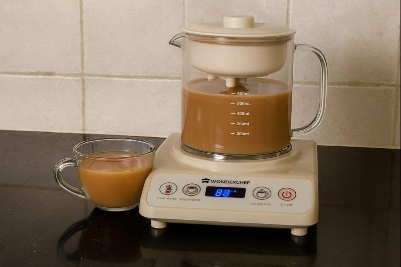 Buy Wonderchef Chai Magic, Fully Automatic Tea & Cappuccino Maker, Make ...