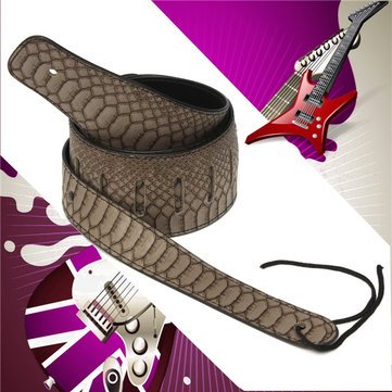 Python Skin Adjustable Guitar Strap For Electric Guitar Bass : Amazon ...