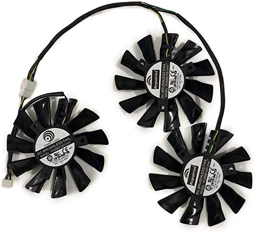 Amazon.com: 3pcs/lot GPU Cooler Fans GTX 980TI/1080TI Video Fan for MSI ...