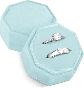 Amazon.com: NIMSIN Ring Box for Wedding Ceremony - 12 Assorted Colors ...