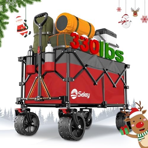 Amazon.com: GDLF Fishing Cart Beach Carts Heavy Duty Foldable ...