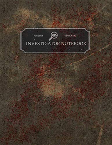 Investigator Notebook: RPG prop Notebook/Journal for RPG players/GM's ...