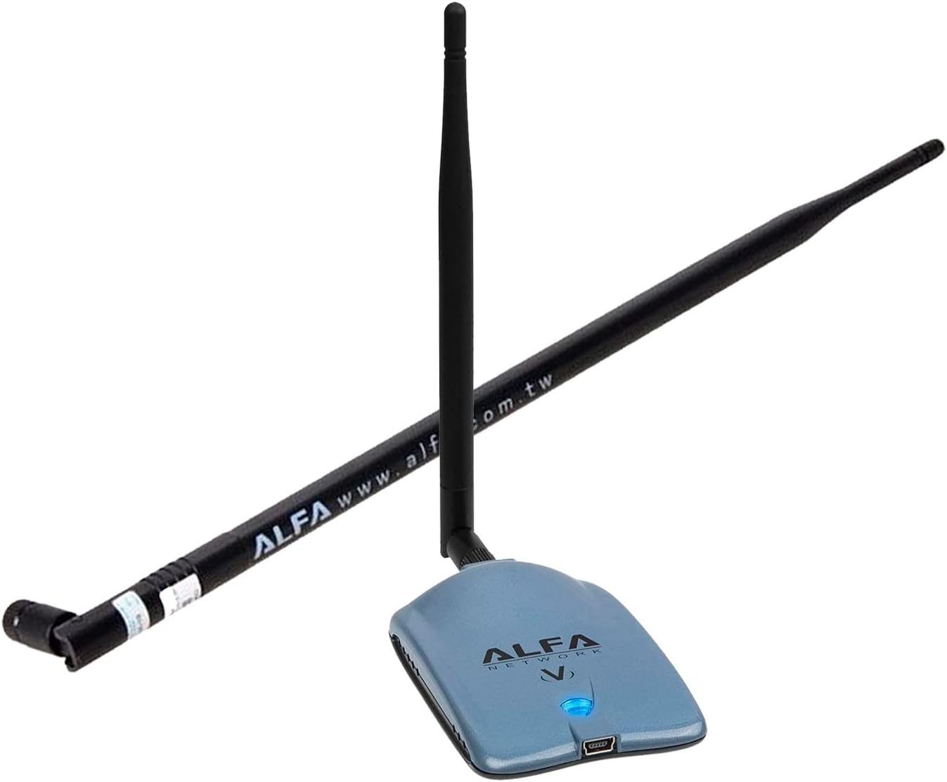 USB WiFi Alfa Network AWUS036NHV REALTEK 8188EUS ADAPTADOR ANTENA ...