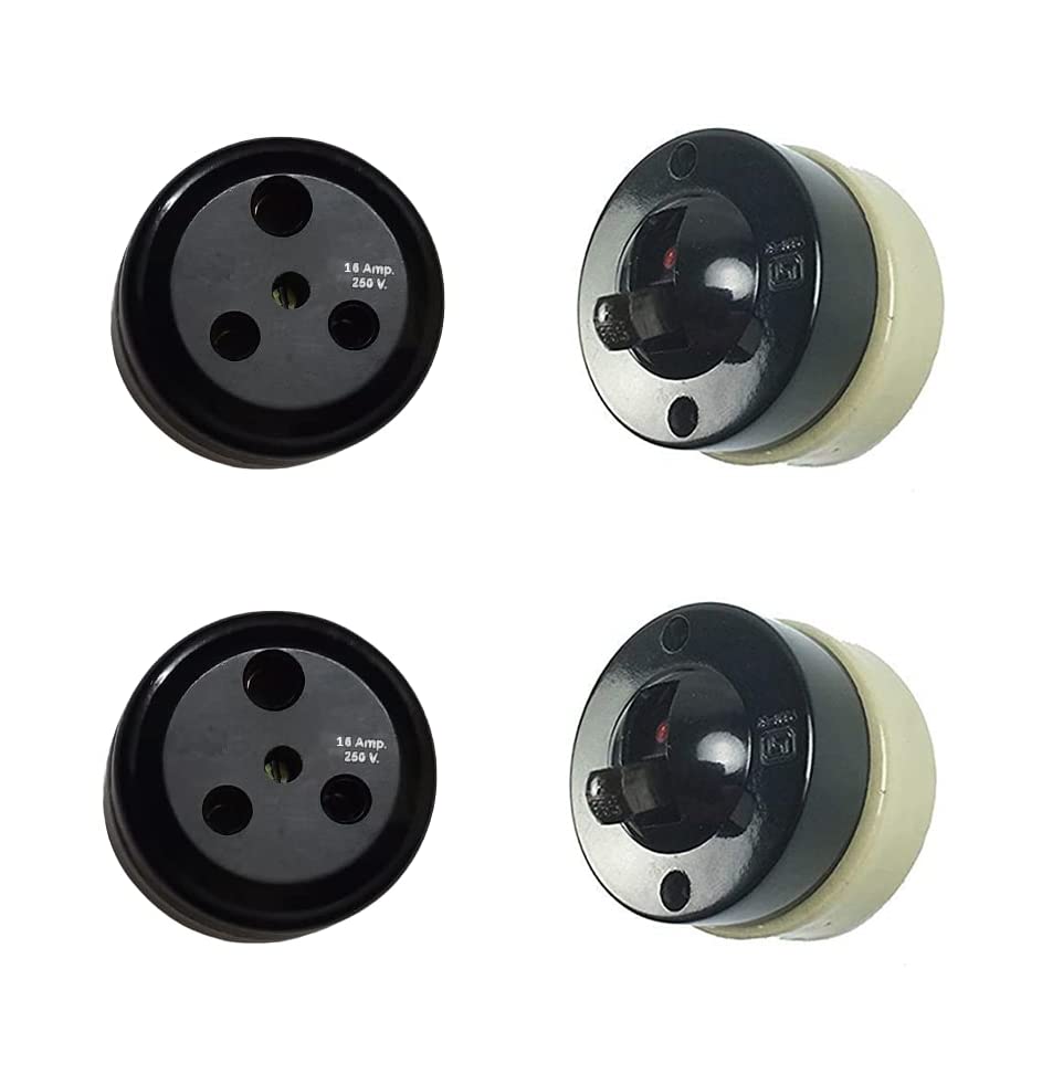 Bakelite Power Switch And Socket Isi Mark And Certified By | Desertcart ...