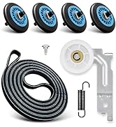Amazon.com: Upgraded Dryer Roller Replacement Kit for Samsung DC97 ...