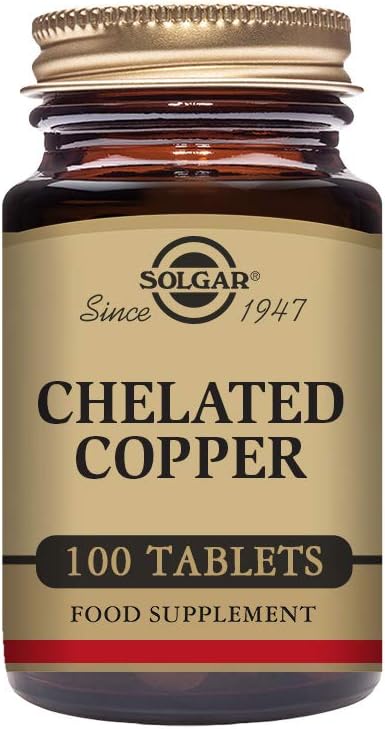Amazon.com: Solgar Chelated Copper Tablets, 100 Count : Health & Household