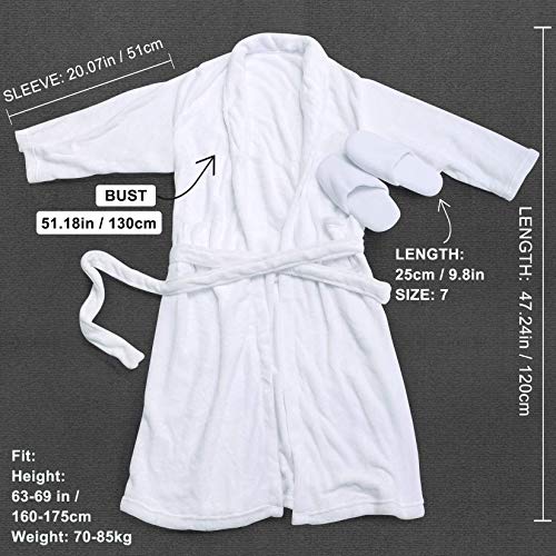 Spa Luxetique Robe and Slippers Spa Set Women, Christmas Gifts for ...