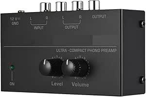 Universal Audio Interface Ultra-Compact Phono Preamp Pre Amp ...