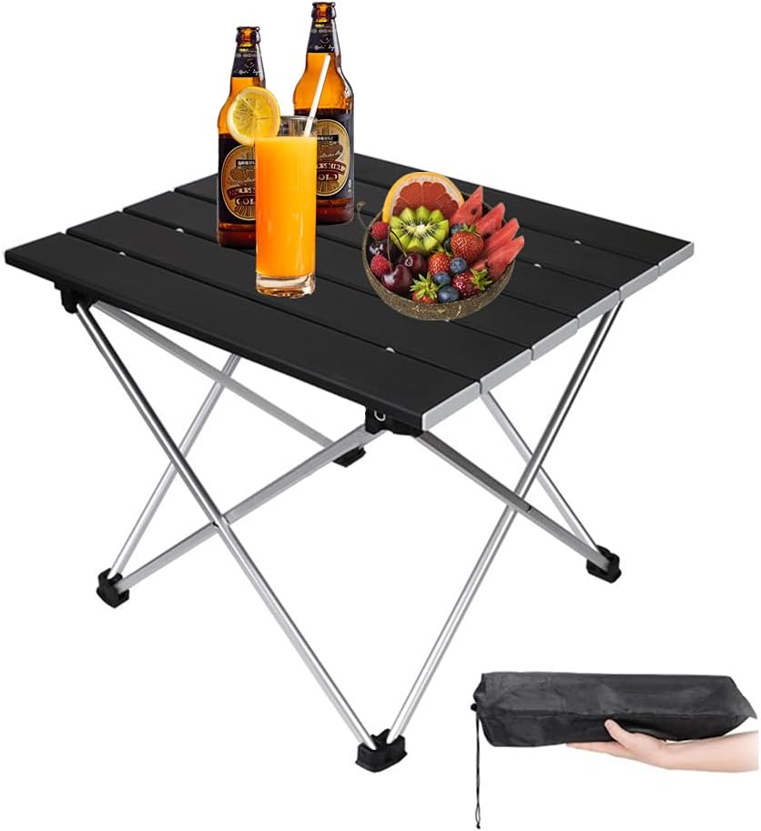 Amazon.com: MAORUI Portable Camping Aluminum Ultralight Table - Small ...