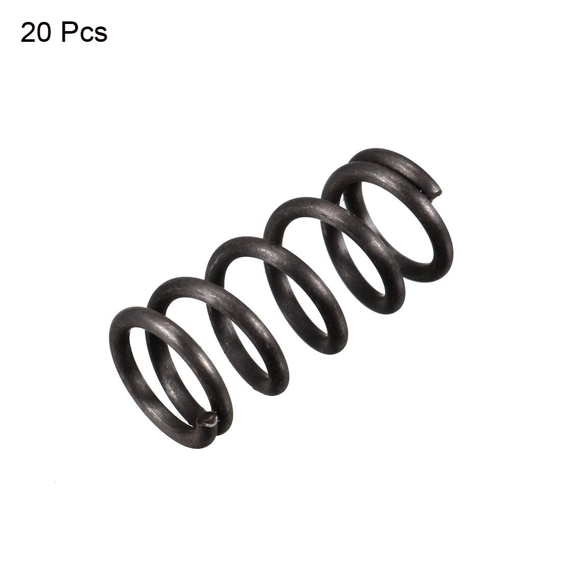 Detent Spring 20-Pack Heavy Duty Compression Springs - 1.2mm Wire, 9mm ...
