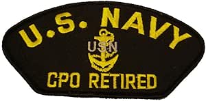 Amazon.com: USA Navy CPO Retired with Seal Patch - Color