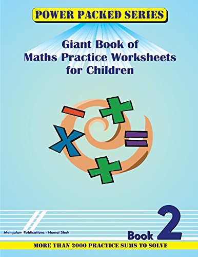 Giant Book of Maths Practice Worksheets for Children: More than 2000 ...