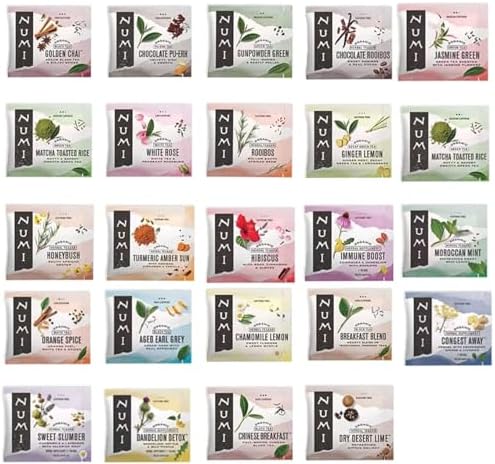 Amazon.com : Assorted Flavors, Organic Tea Bag Sampler Veriety Pack ...