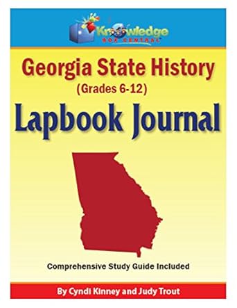 Georgia State History Lapbook Journal: Plus FREE Printable Ebook eBook ...