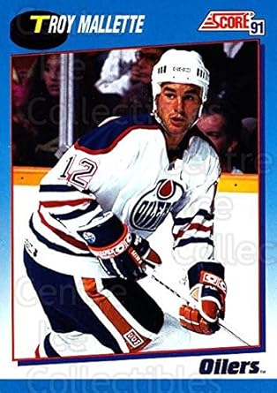 Amazon.com: (CI) Troy Mallette Hockey Card 1991-92 Score Canadian ...