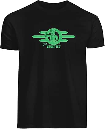 DPI Merchandising Fallout T-Shirt Join Vault-Tec Te Glow-in-The-Dark ...