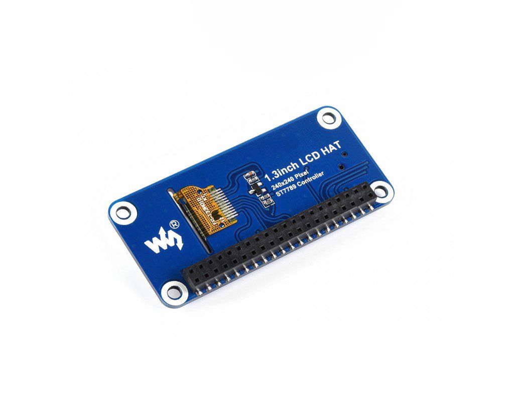 Buy Waveshare 1.3inch IPS LCD display HAT 240x240 Pixel SPI Interface for Raspberry Pi Zero/Zero ...