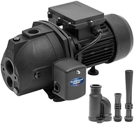 WAYNE CWS100 - 1 HP Cast Iron Convertible Jet Well Pump - Up to 588 ...