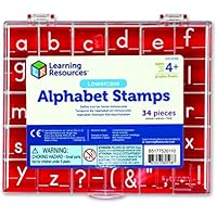 Learning Resources Lowercase Alphabet Stamps, Classroom Supplies ...