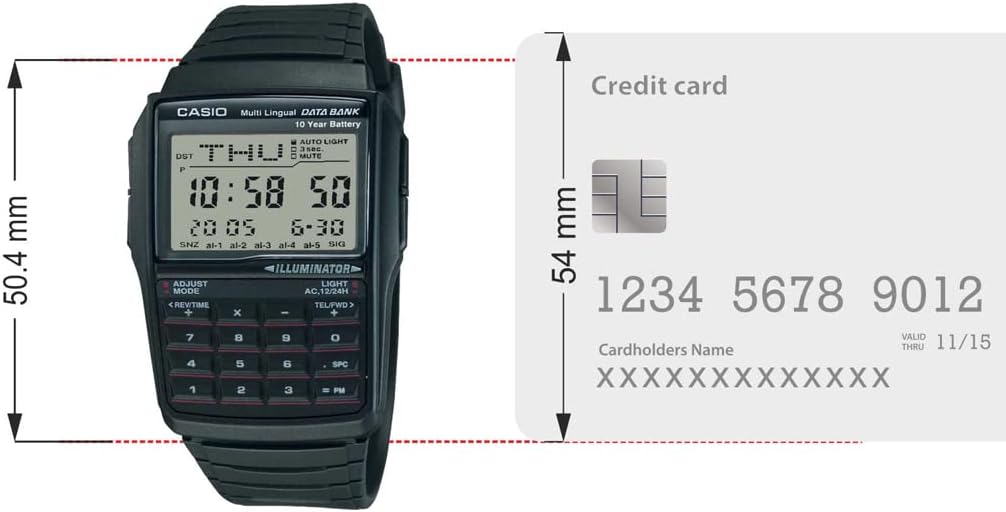 Casio Men's DBC32-1A Data Bank Black Digital Watch : Amazon.sg: Fashion