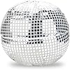 Amazon.com: Ohmique Disco Ball Decor - Round Shaped Disco Ball Throw ...