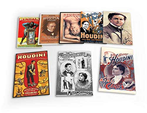 Amazon.com: Houdini Vintage Magic Mystical 8 X Plastic Poster ...